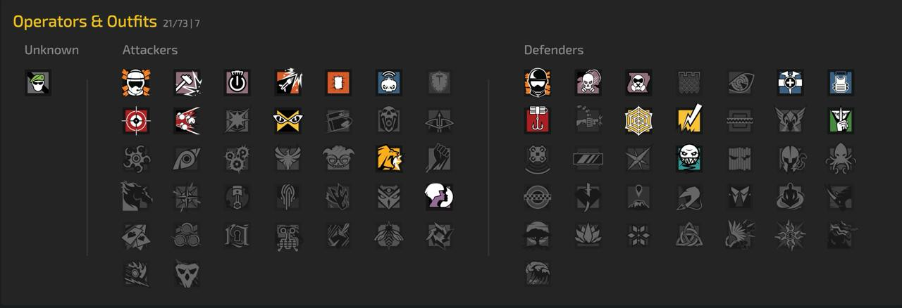 R6 Uplay • 29 Level + 21 Operators + 36 Skins + Black Ice — Gamesrift